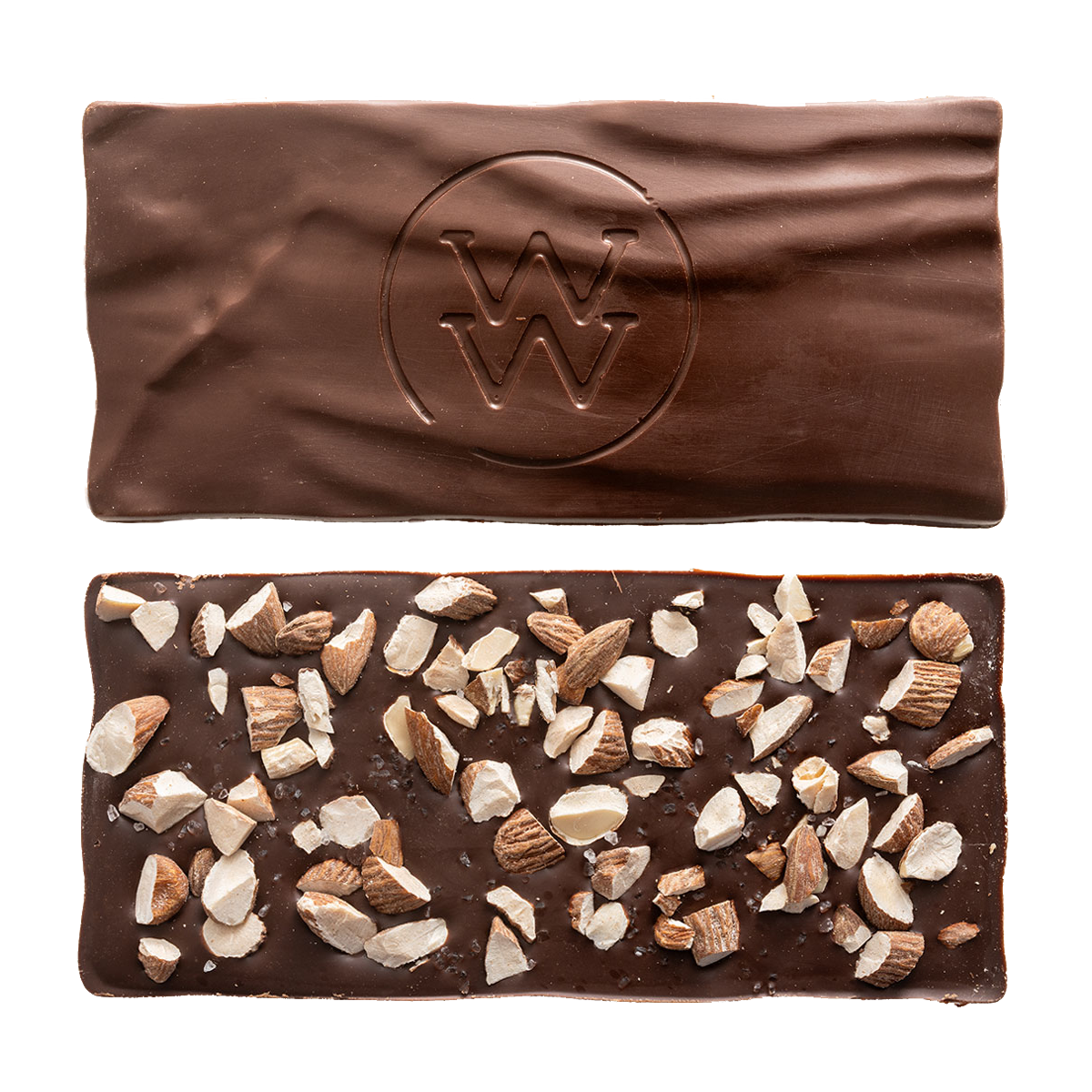 Most Wanted Dark Chocolate Bar w/ Almond & Sea Salt | Wild West ...
